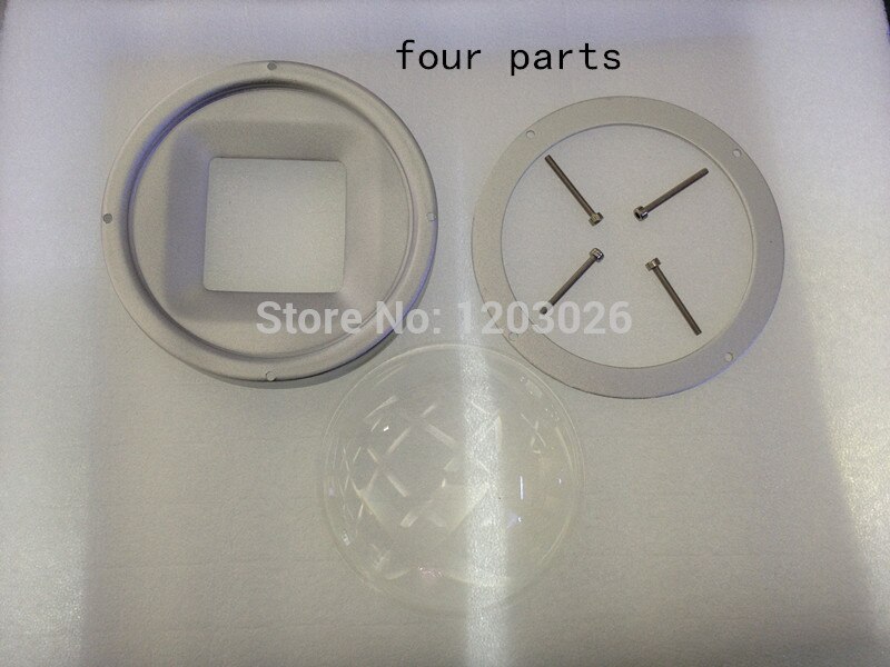 LED glass lens kit 120 degrees flat lens+reflector... – Grandado