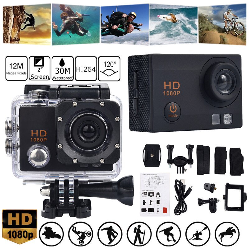 2 Inch HD 1080P Waterproof Camera DVR Cam DV Video... – Grandado