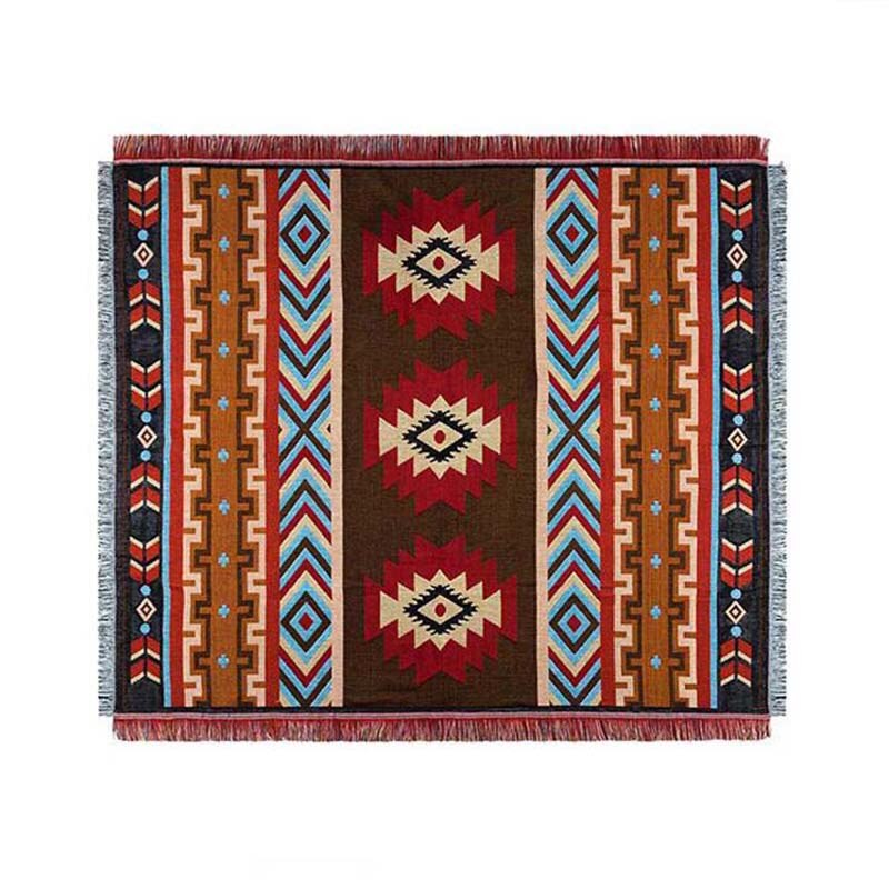 Retro Geometry Manta Blanket Indian Throws Sofa Bl... – Vicedeal