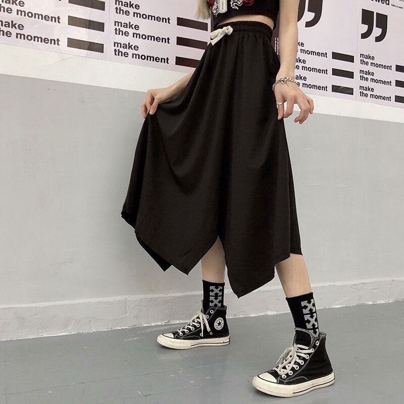 Japanese Harajuku Punk Skirt Iiregular Women Summe Grandado