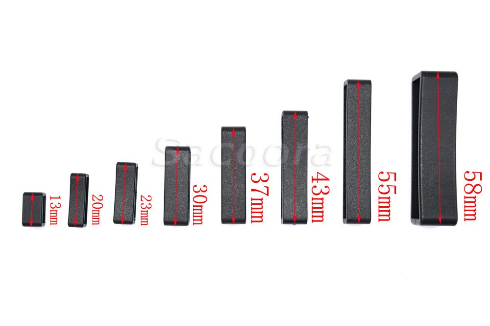 5pcs/lot Plastic Keeper Belt Loop Square Loop Leat... – Vicedeal