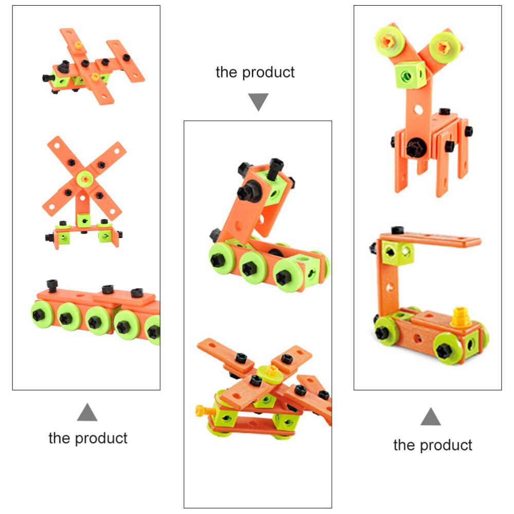 1 Set of Assembly Nut Screw Toy Practical Funny Us... – Grandado