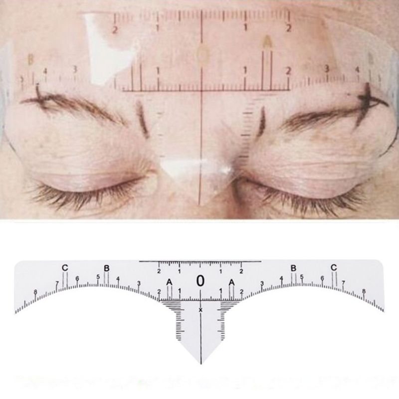 1Pc Disposable Adhesive Eyebrow Ruler Guide Sticke... – Grandado