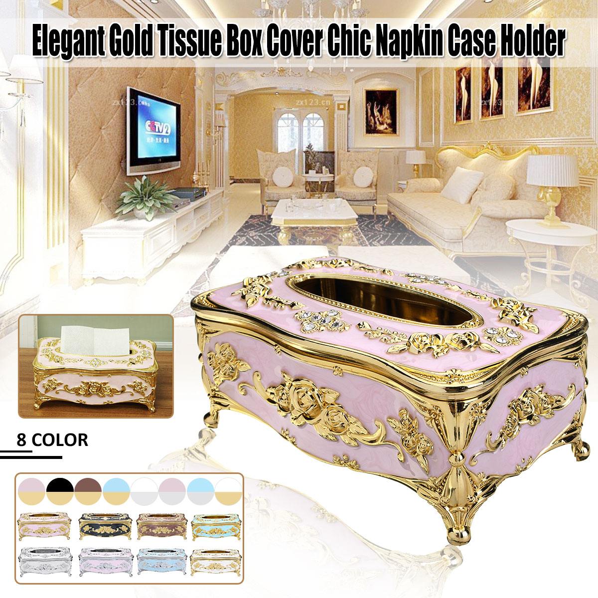 European Style Tissue Box Cover Chic Napkin Case H... – Grandado