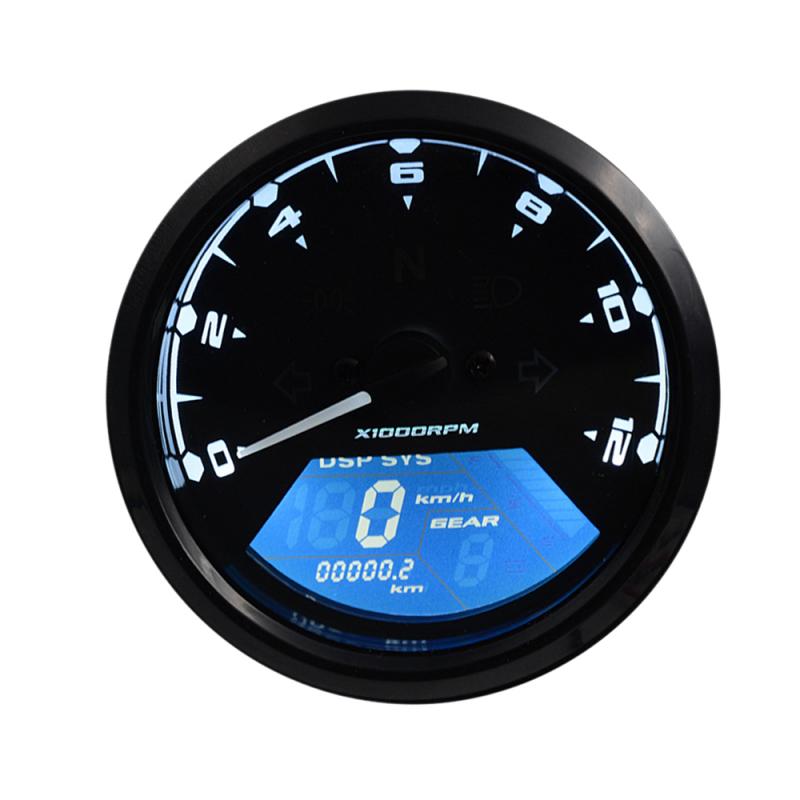Universal Motorcycle Speedometer Digital LED Light... – Grandado