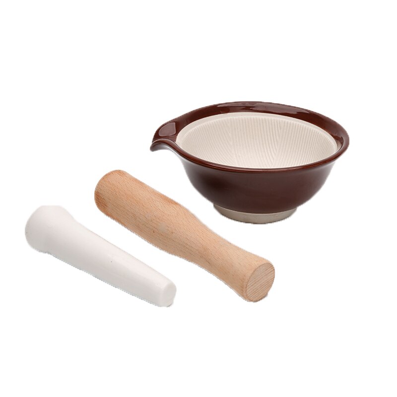 1PC Japan Ceramic Mortar Suribachi Bowl Porcelain ... – Vicedeal