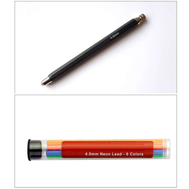 6 Colors 4.0mm Mechanical Pencils Set Writing Draw... – Grandado