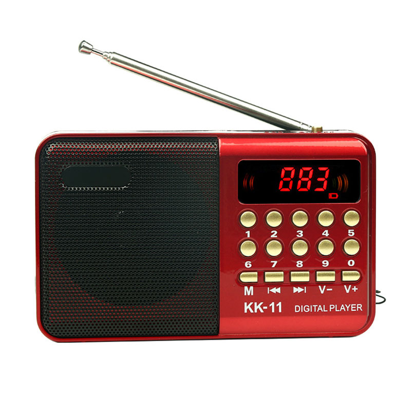 K11 FM Rechargeable Mini Portable Radio Handheld D... – Grandado