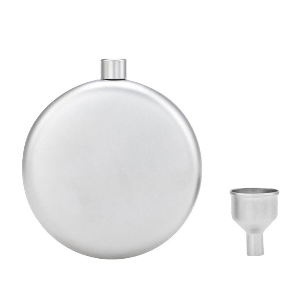Round Pure Titanium Small Hip Flask Luxury Portabl... – Grandado
