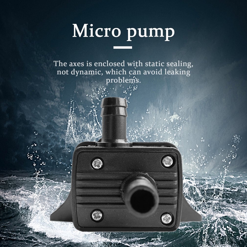 Mini Ultra-Stille Waterpomp Dc 12V 4.2W 240L/H Deb... – Grandado