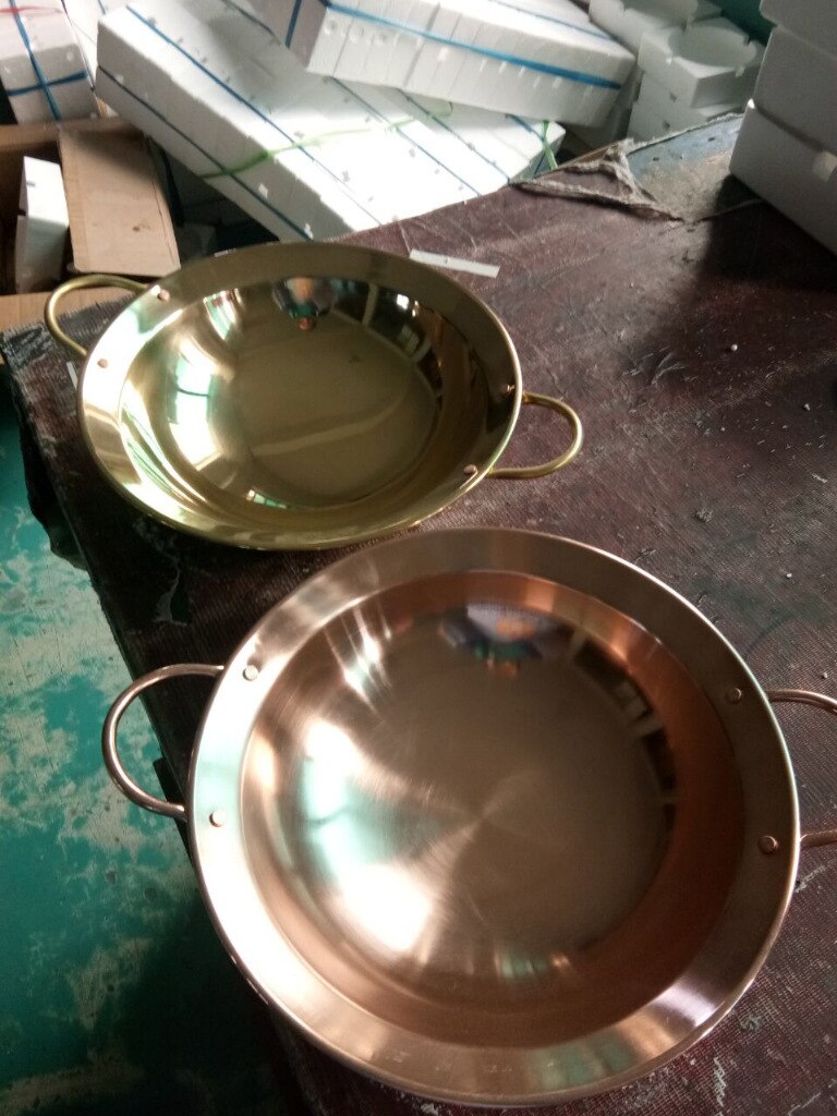 Pan Chinese Thickened Pure Copper To Create Round ... – Grandado
