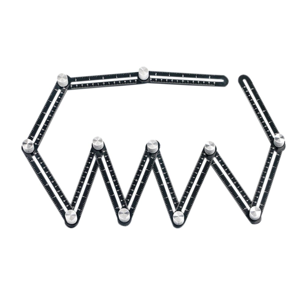 12 Fold Aluminium Alloy Angle Ruler Finder Measuri... – Vicedeal