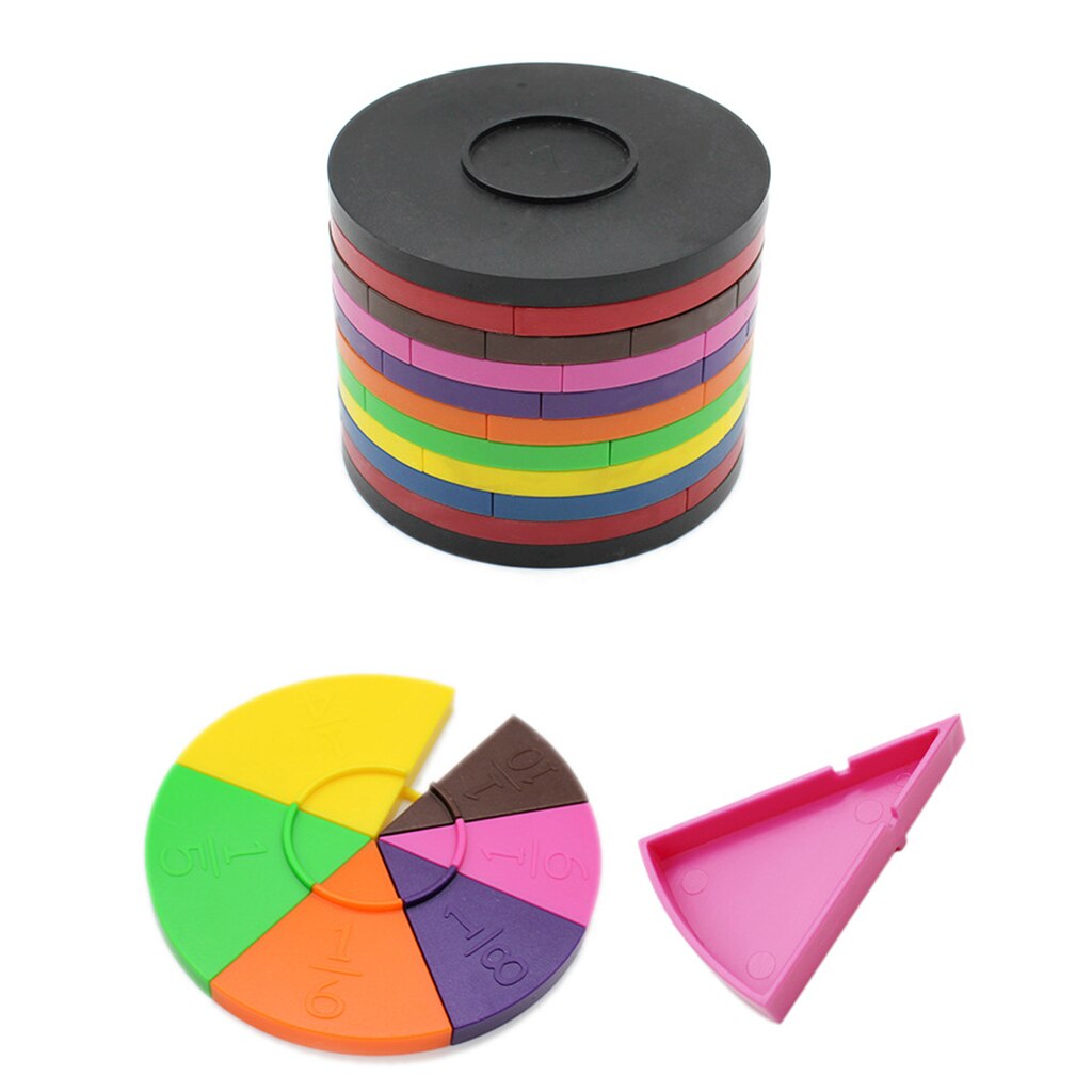 Math Fraction Teaching Geometric Blocks Sorting Ga... – Grandado