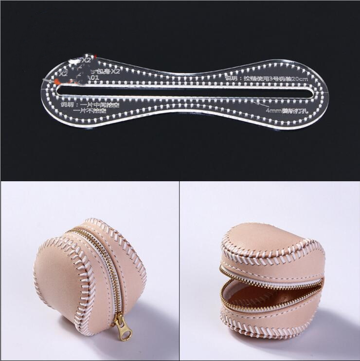 Clear Acrylic Coin purse baseball bag Pattern Sten... – Grandado