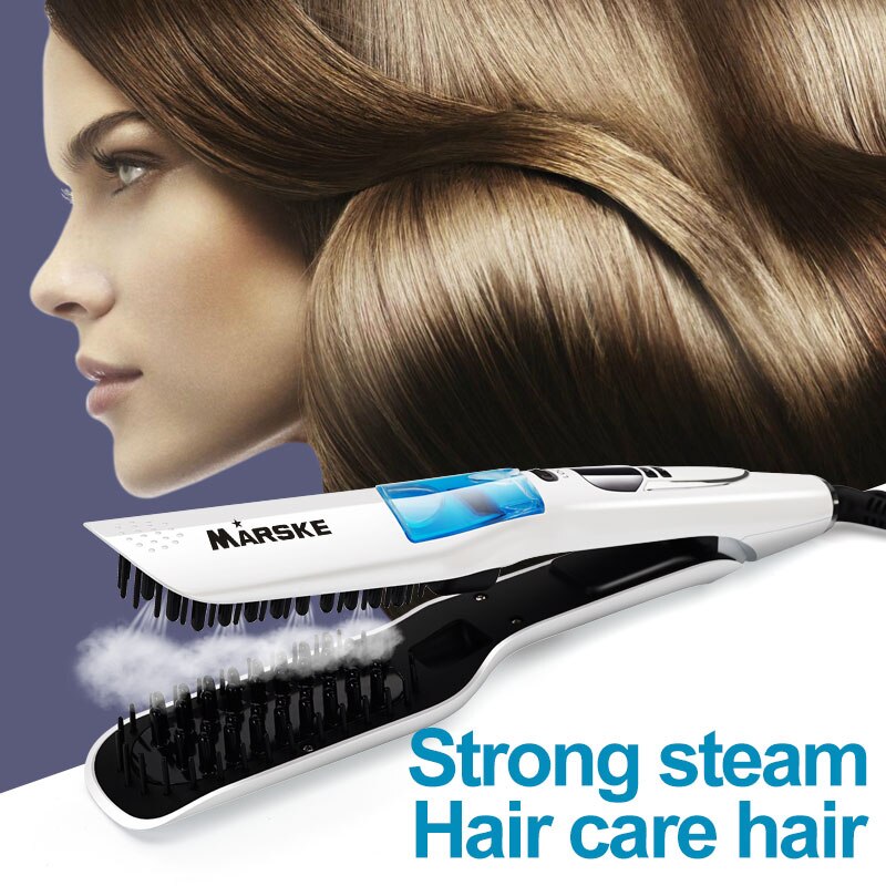 Steam Hair Straightening Brush Fast Electric Smoot... – Grandado