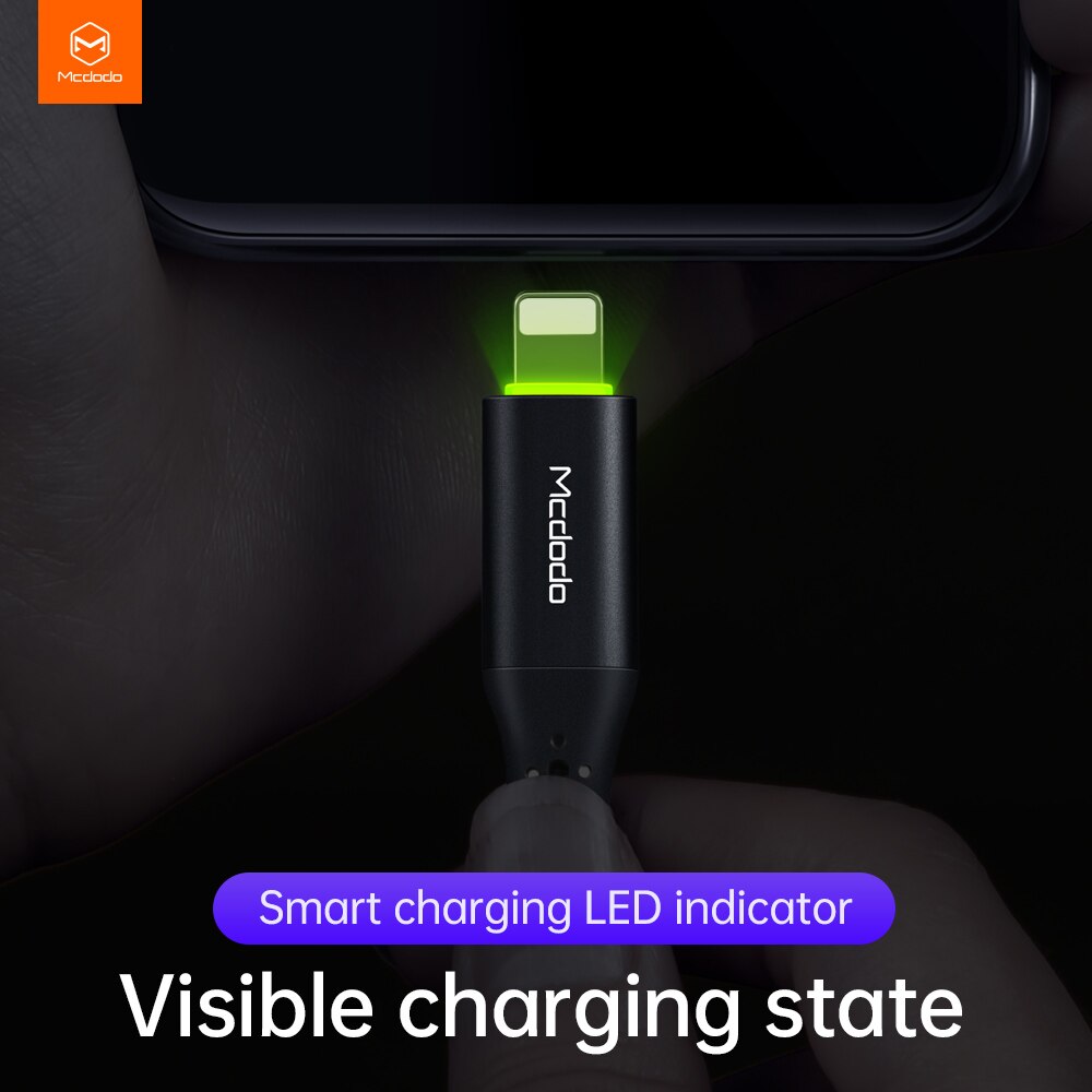 MCDODO USB Type C For Lightning 36W Cable with LED... – Grandado