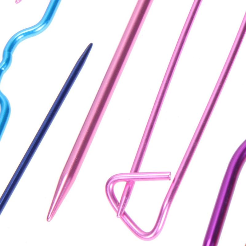 9pcs/set U Shape Twist Sewing Needles Crochet Hook... – Grandado