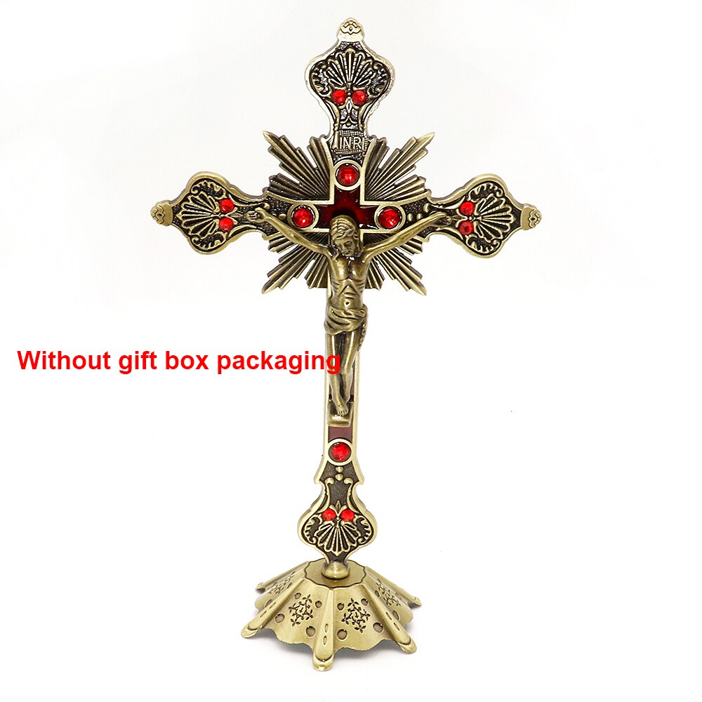 Church diamond bronze jesus cross holy suffering s... – Vicedeal