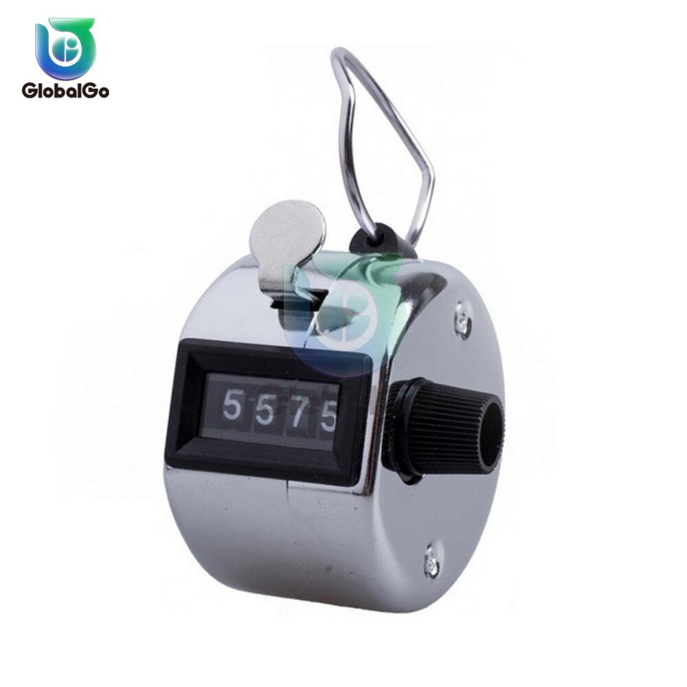 4 Digit Number Hand Held Tally Counter Digital Gol... – Grandado