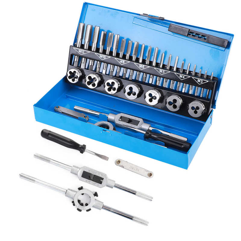 32 Stks/set M3-M12 Tap Wrench M1-M25 Die Wrench Sc... – Vicedeal