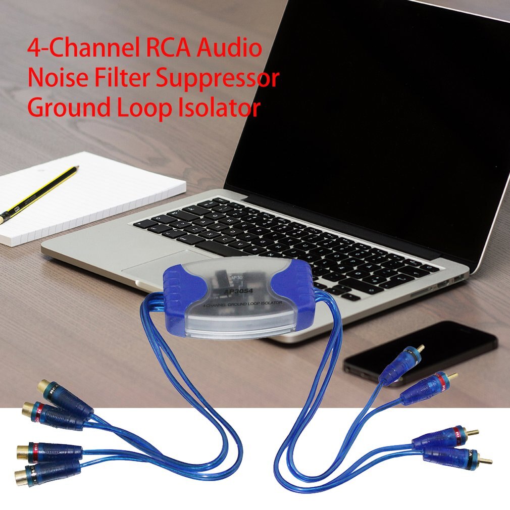 4-Channel Rca Audio Noise Filter Suppressor Ground... – Grandado