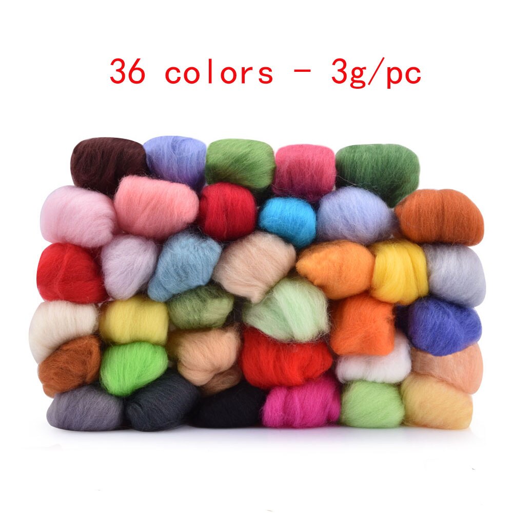 Wool Fiber DIY Wool Felt Kit Handle Wool Felt Toys... – Vicedeal
