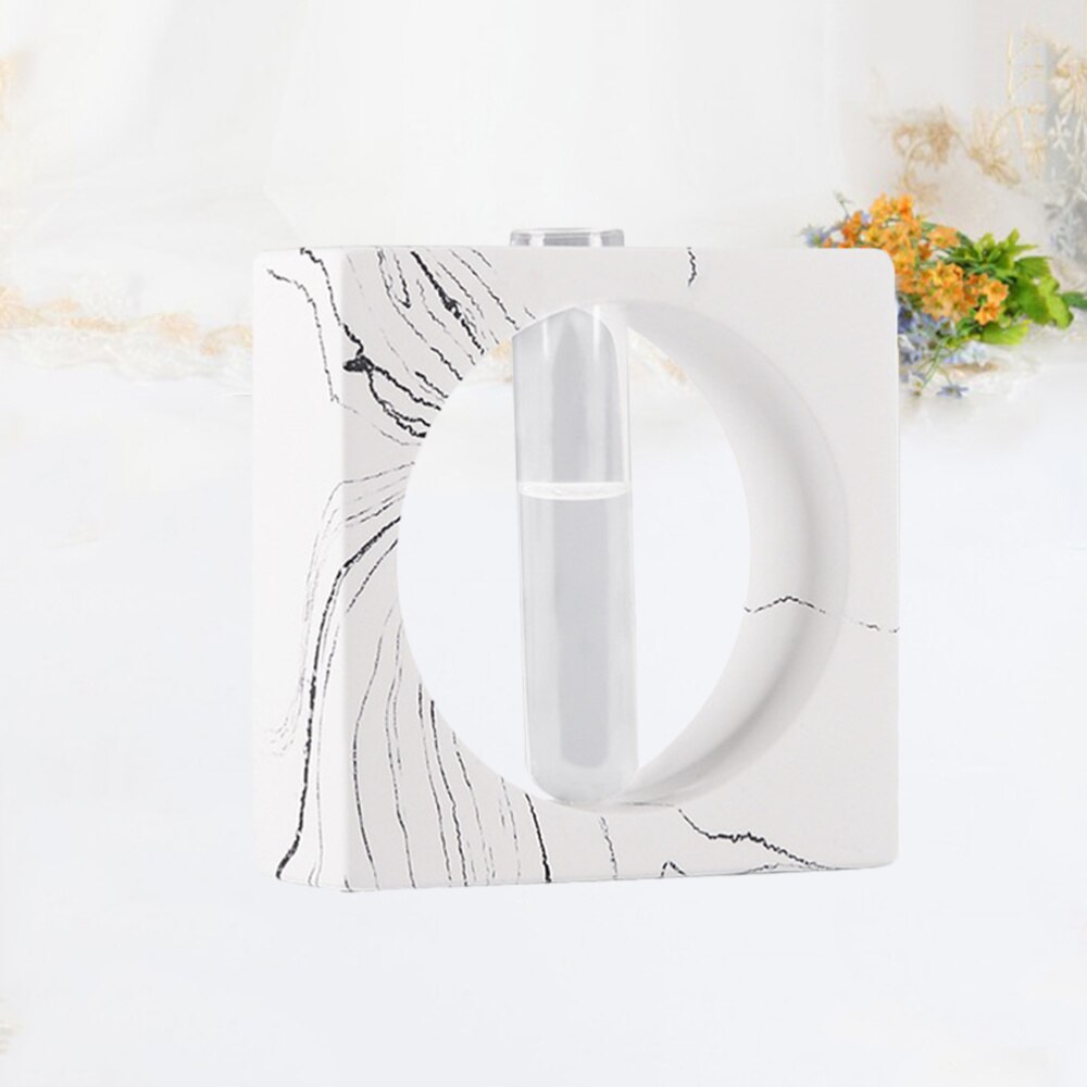 Transparent Hydroponic Marble Texture Glass Tube V... – Grandado