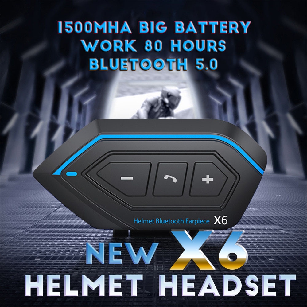 1500 mAh huge battery X6 Bluetooth 5.0 Motorcycle ... – Vicedeal