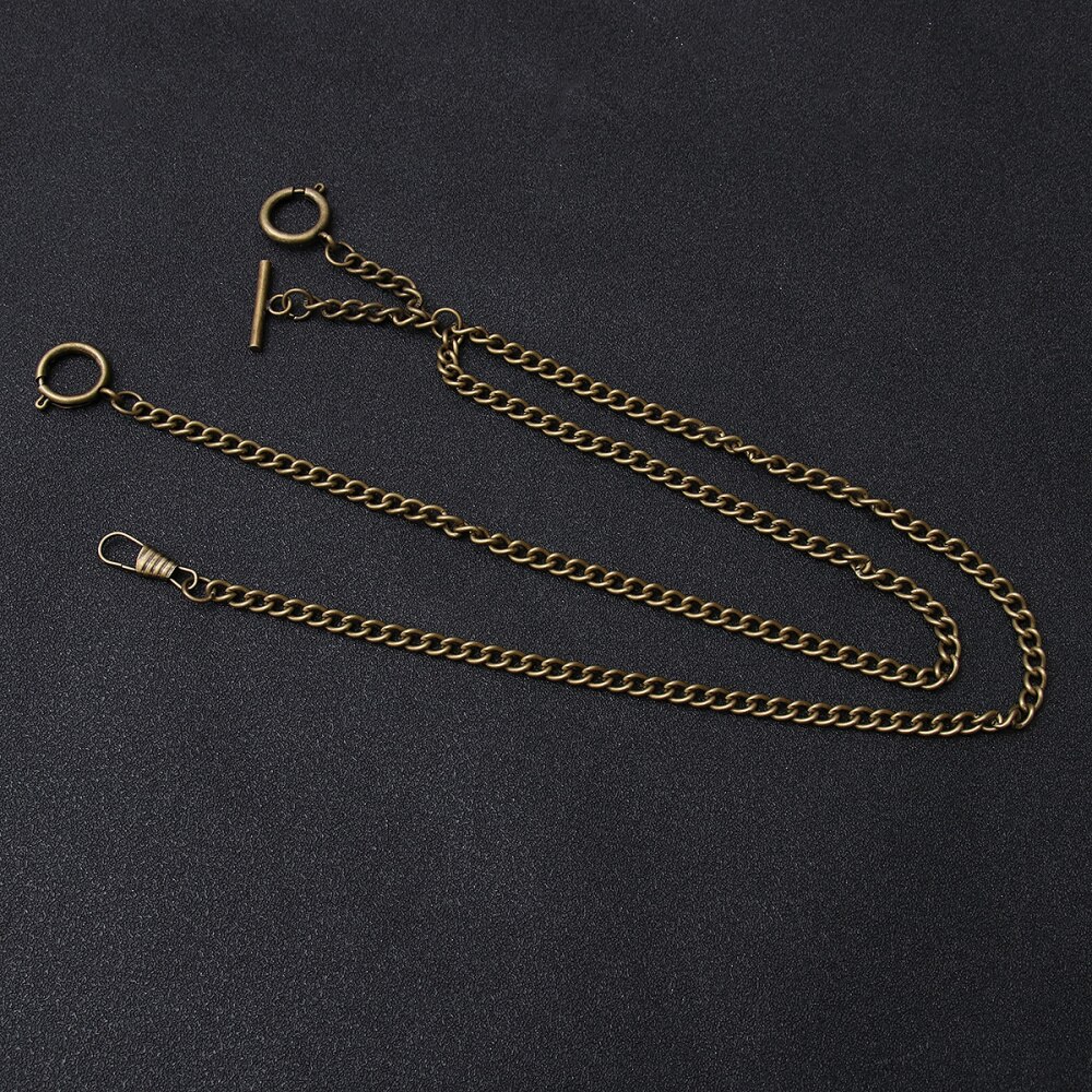 1pc Pocket Watch Chain Premium Metal Bronze Vintag... – Grandado