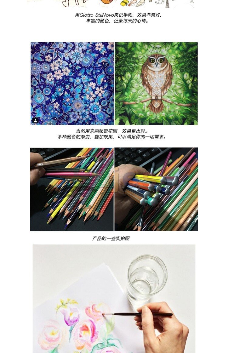 48 color italy OEM GIOTTO stilnovo hand painting c... – Grandado