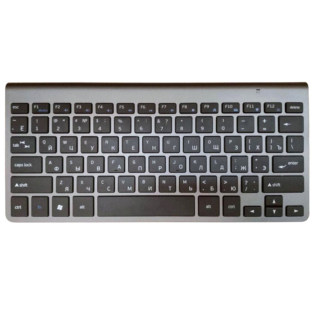 Wireless Ultra thin Russian & English Character Ke... – Grandado