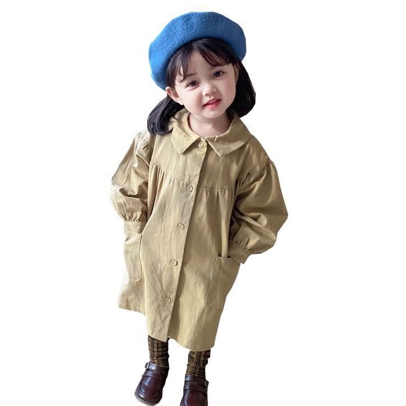 Kids Meisjes Pop Kraag Jas Jas Tops Baby Meisje Ca... – Grandado