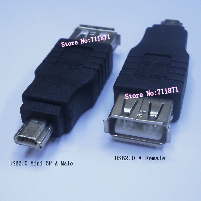 USB2.0 una hembra A Mini 5 P conector macho USB2 5... – Grandado