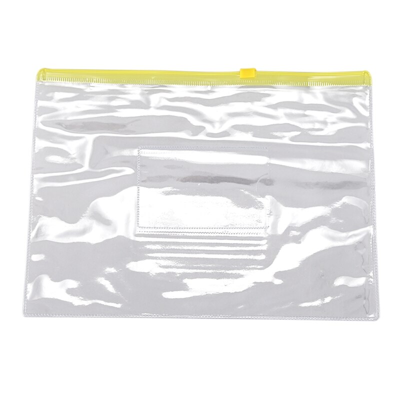 Size A5 Card Slider Zip Closure Folders PVC Folder... – Vicedeal
