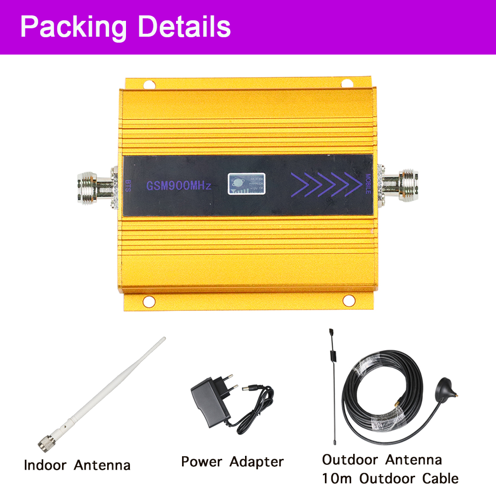 Zqtmax Cellulaire Gsm Repeater 2G 900Mhz Mobiele T... – Vicedeal