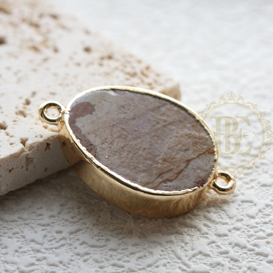 One Piece Semi Precious Stone - Plated Framed Ston... – Grandado