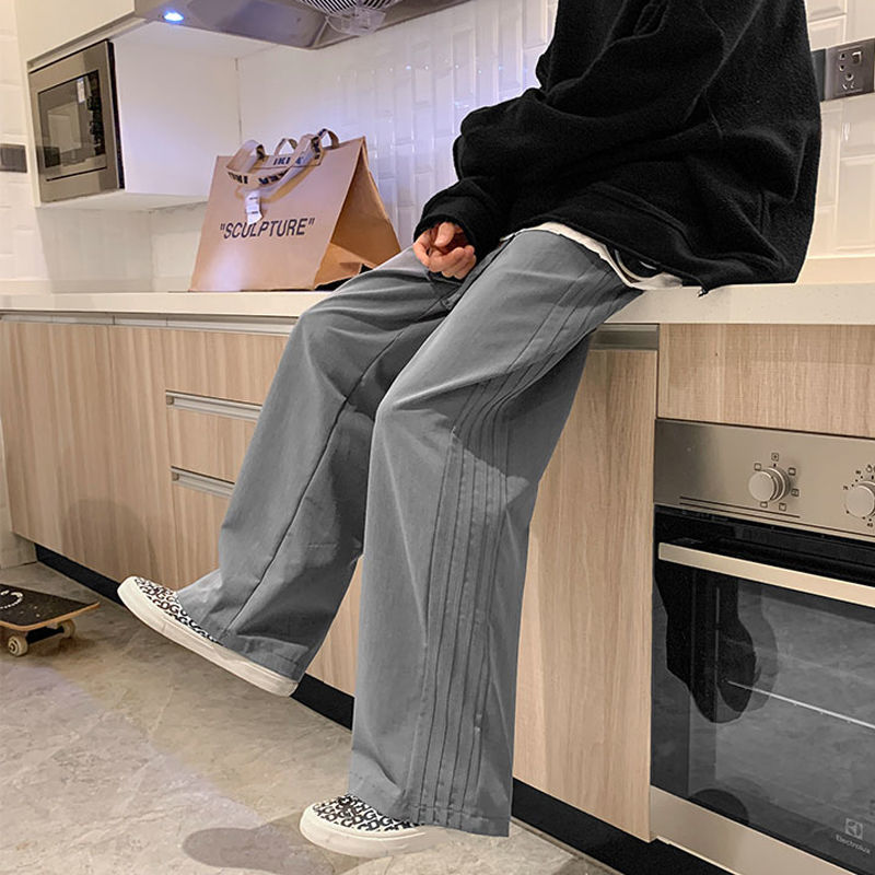 Harajuku Wide Pants Men Japanese Streetwear Skateb... – Grandado