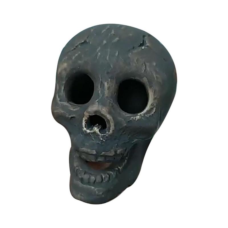 Simulation Skull Halloween Decoration Wood Fire Pi... – Grandado