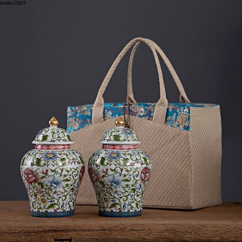 European-style Color Ceramic Storage Tank Living R... – Grandado