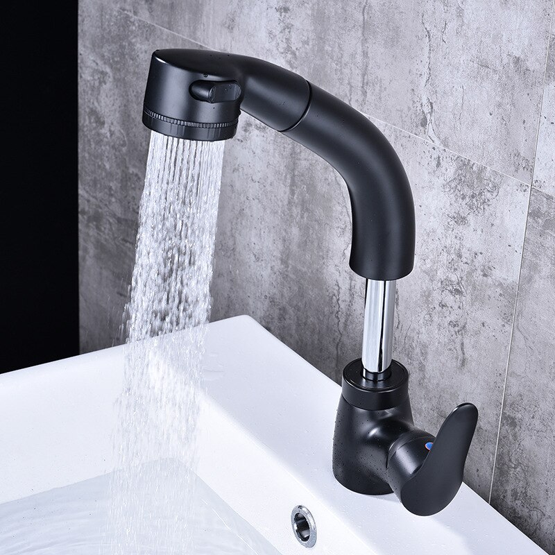Kupfer Wasserhahn Pull Out Badezimmer Armaturen Wa... – Vicedeal