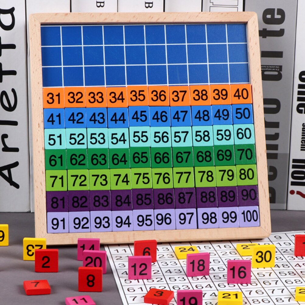 1 Set Numbers Pairing Board Math Learning Colorful... – Grandado
