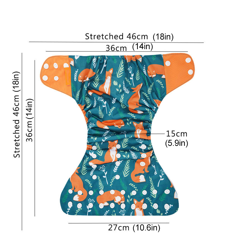 4pcs Cute Baby Diapers Reusable Nappies Diaper Was... – Grandado