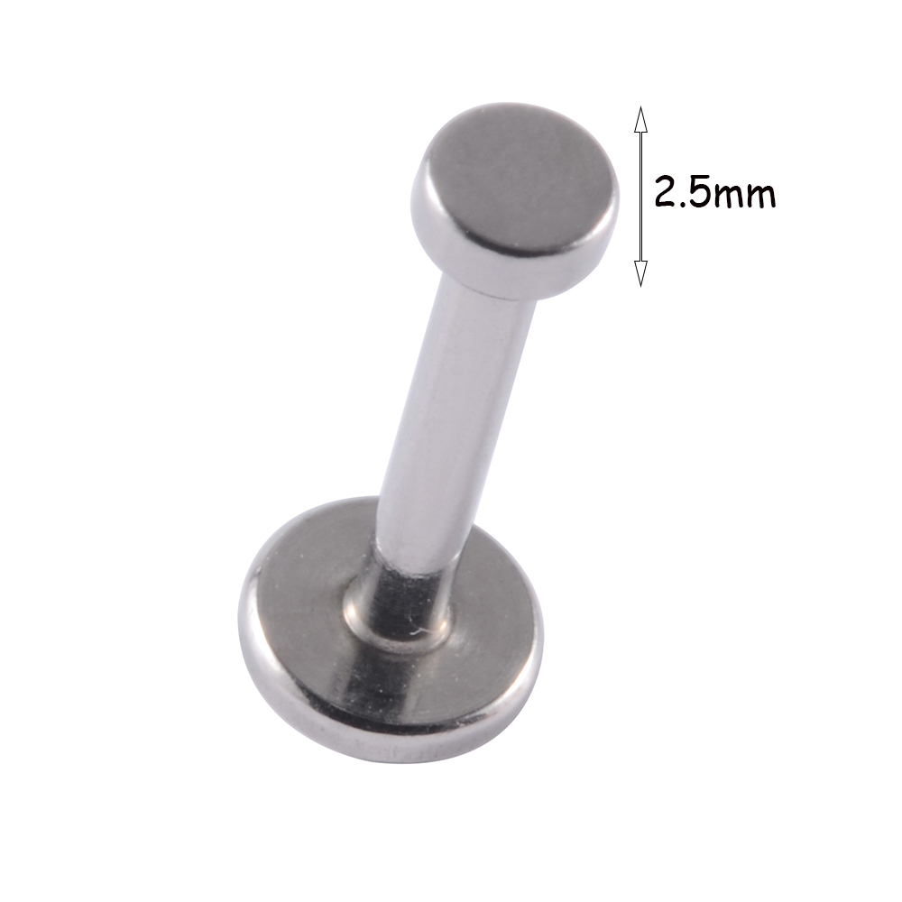 1PC Stainless Steel Heart Ball Moon Labret Stud Li... – Grandado