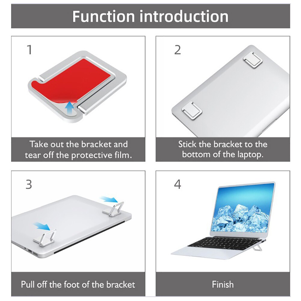 Mini Portable Invisible Laptop Holder Adjustable C... – Vicedeal