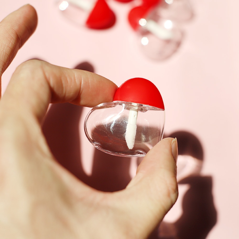 10 Pieces 5ML Cute Love Heart Shaped Plastic DIY L... – Grandado