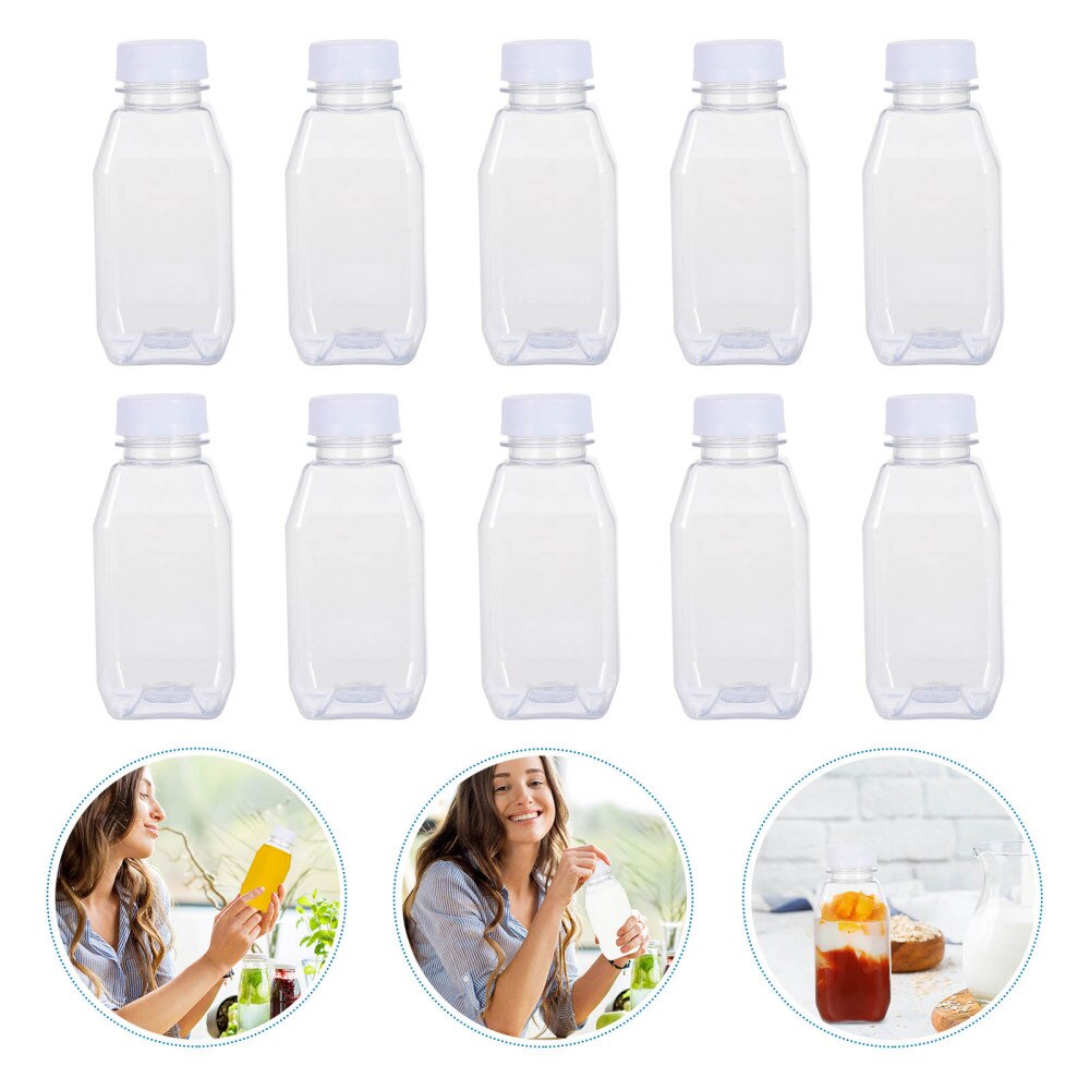 10Pcs 350Ml Transparante Opslag Flessen Drank Drin... – Vicedeal
