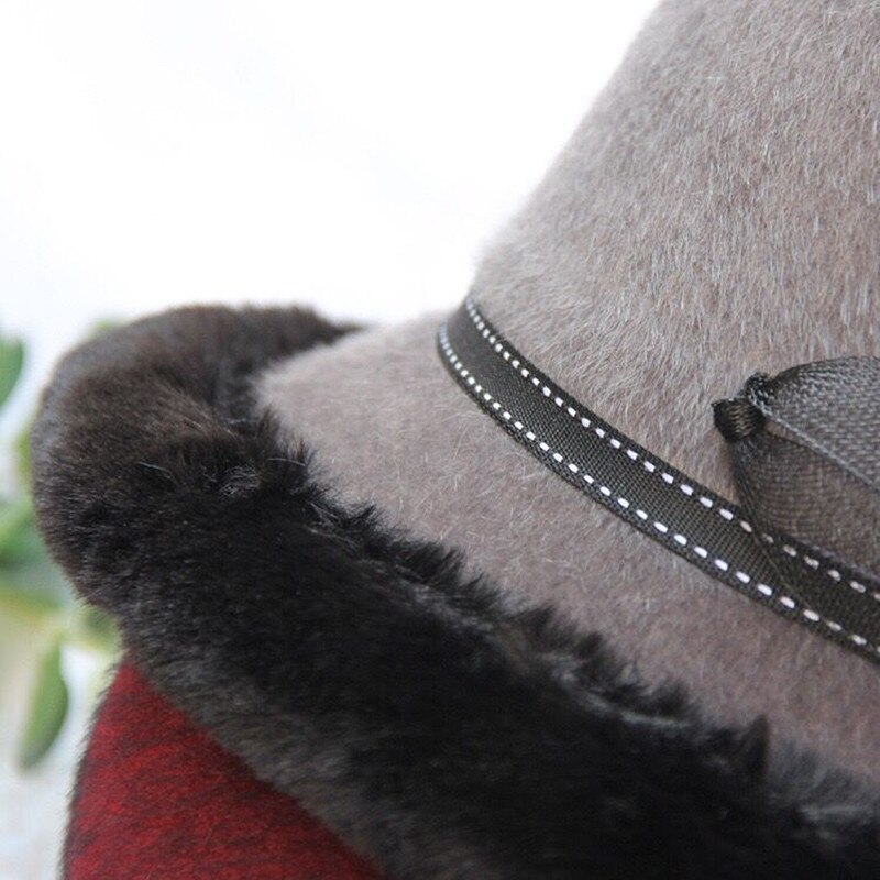 winter Classic wool top hat formal Steampunk Felt ... – Vicedeal