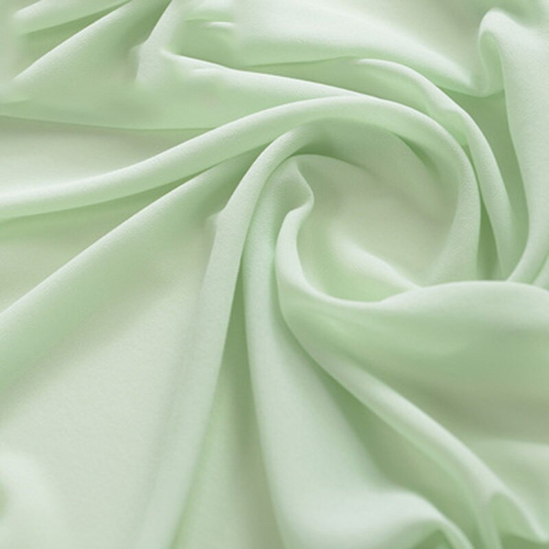 half meter solid color pear chiffon fabric for sum... – Vicedeal