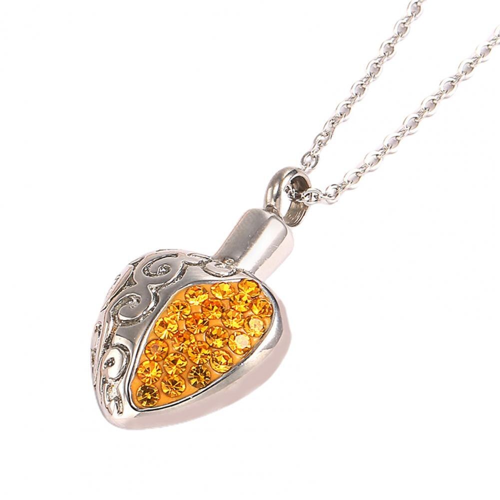 Urn Necklace Shiny Surface Rust-proof Titanium Ste... – Grandado