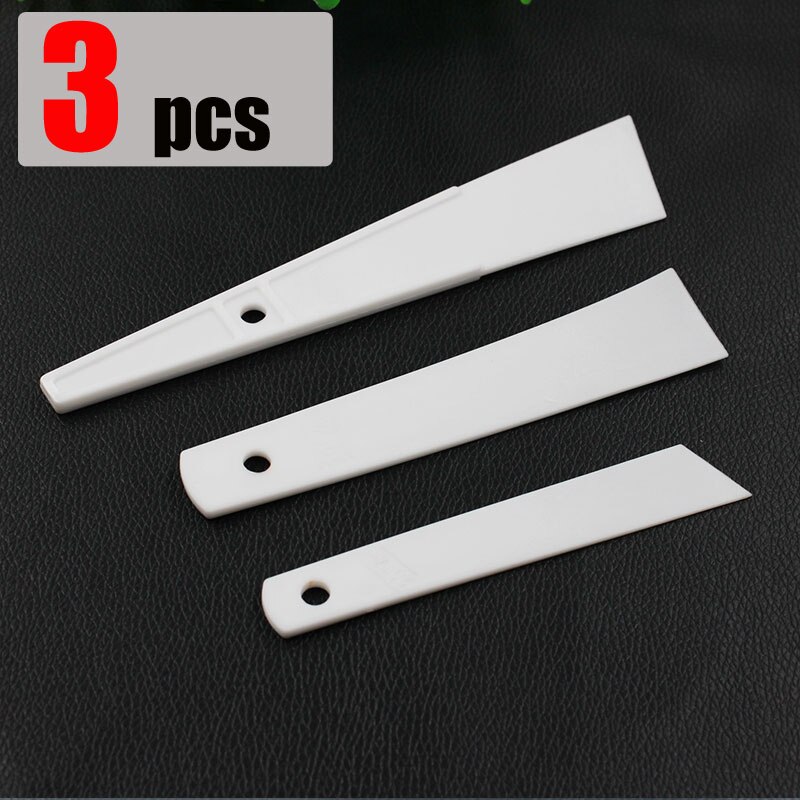 White Plastic Cow Leather Scraper DIY Handmade Sew... – Grandado